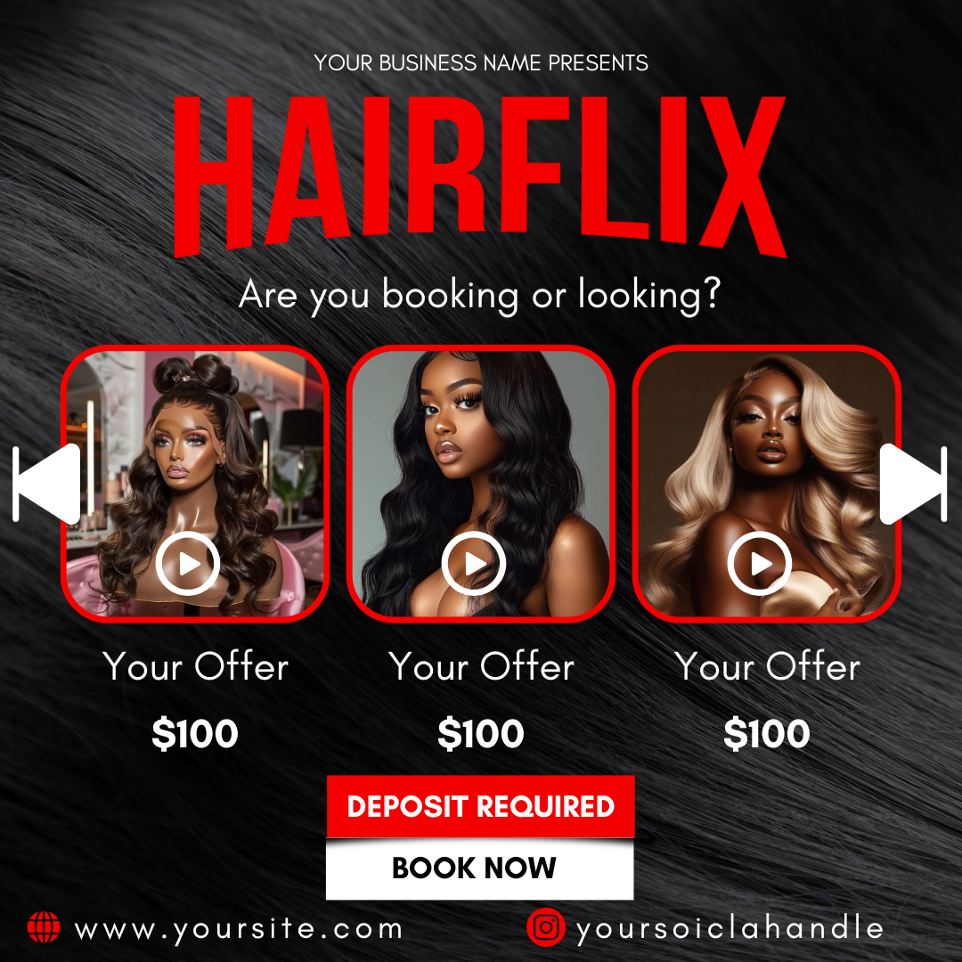 Hairflix Flyer – All Things Pretty Online